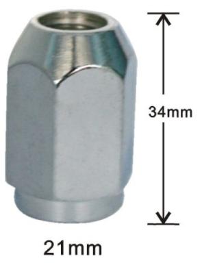 China Car Alloy Wheel Nut 34mm * 21mm for sale