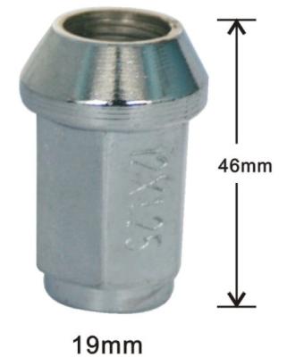 China Car Alloy Wheel Nut 46mm * 19 mm for sale