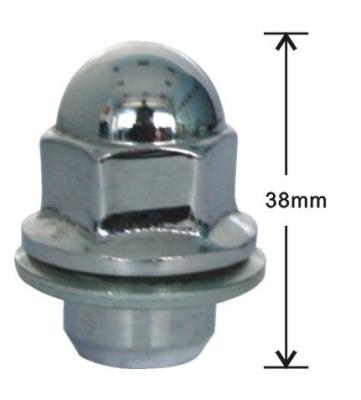 China Car Alloy Wheel Nut 12*1.5 12*1.25 for sale