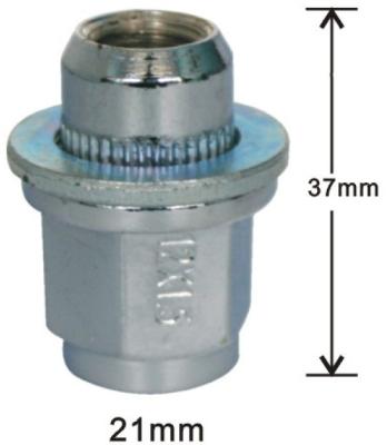 China Car Alloy Wheel Nut 37mm * 21mm for sale