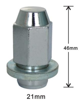 China Car Alloy Wheel Nut 48mm* 21mm for sale