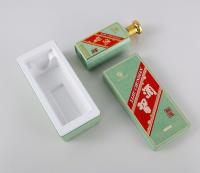 China Biodegradable Molded Pulp Wine Box 1.0mm Thick - Printable Sustainable Packaging with Sugarcane & Bamboo Materials for sale