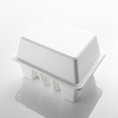 China Pure White Molded Pulp Packaging Wet-Press Technique and Trimmed Design for Superior Protection for sale