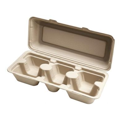China Foldable Molded Pulp Packaging for Tabaco Sturdy and Environmentally Friendly for sale