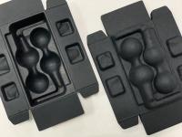 China Thermoformed Molded Pulp Packaging - 0.8mm Thickness Custom Colored Recyclable Plant Fiber Inserts for sale
