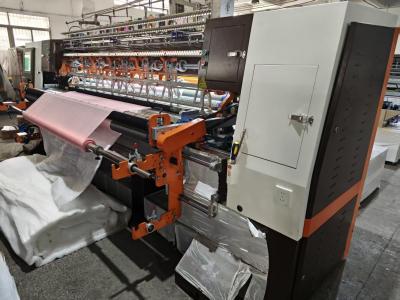 China 1500 RPM Multi Needle Quilting Machine with 25.4mm Space Between Needles and 3 Inch Needle Bar Distance for sale