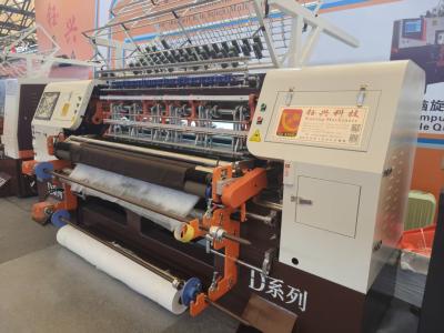 China 3 Needle Rows Industrial Quilting Machine with High Precision Screw Rod and 1400 Rpm Speed for Upholstery for sale