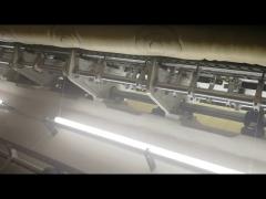 computer multi needle shuttleless quilting machine