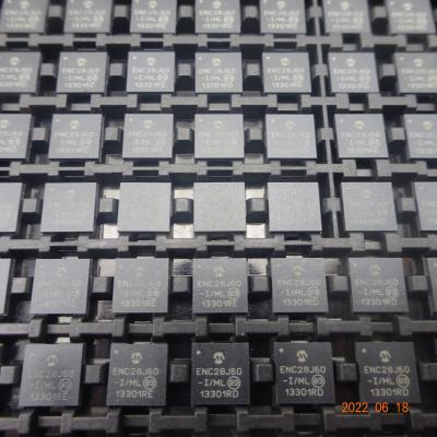 中国 ODM イーサネット コントローラ IC 集積チップ回路 ENC28J60T-I/ML 10BASE-T 販売のため