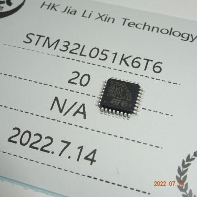 中国 MCU 超低消費電力アーム IC 統合チップ Cortex M0+ STM32L051K6T6 販売のため