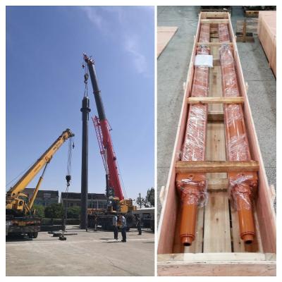 Cina Pressione di lavoro di 21 Mpa cilindri idraulici a tre fasi a singola azione con tubo cilindrico 27SiMn in vendita
