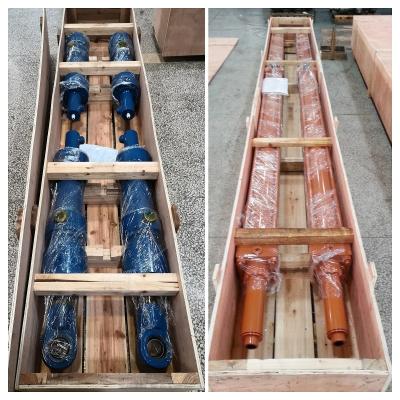 Cina 32 Mpa Pressione di prova Fabbrica di acciaio Silindri idraulici pesanti con diametro su misura in vendita