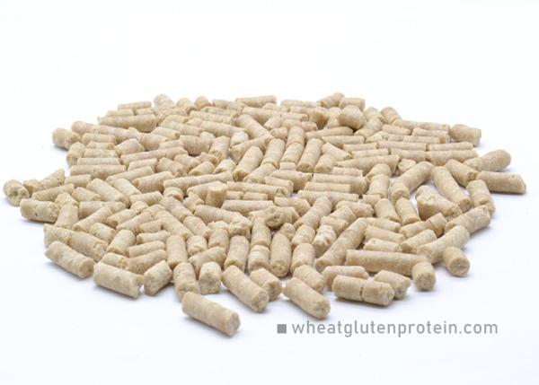 Quality Feed Nutrition Additive 82.2% 4mm Wheat Gluten Feed for sale
