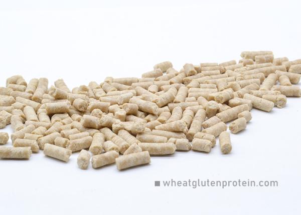 Quality Feed Nutrition Additive 82.2% 4mm Wheat Gluten Feed for sale