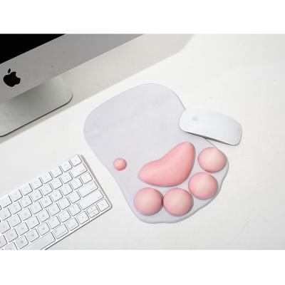 Cina Cat Paw Mouse Pad leggera, sguardo elegante del cuscinetto di topo del polso del gel in vendita