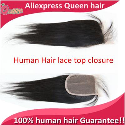 China Grade 8A Brazilian Lace Frontal Closures Body wave 4x4 Free Middle 3 Part Full Lace closure for sale