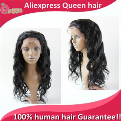 China Top 8A Grade Best Full density Virgin BrazilianThick Human Hair Wig Full Lace Wig Cheap Human Hair Lace Front Wig Gluele for sale