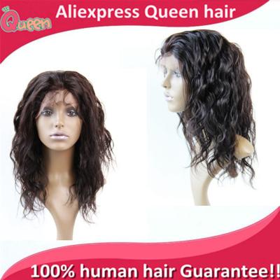 China 2015 New Brazilian full lace human hair wigs Full Lace Front Wig Natural body wave wigs for black women hair In Instock for sale