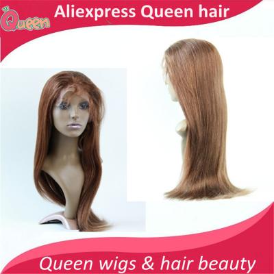 China 130% Density Brazilian Virgin Hair Striaght  Lace Wigs Glueless Full Lace Wig Full Lace Human Hair Wigs For Black for sale