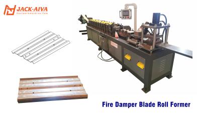 China HVAC VCD Damper Frame & Aerofoil Blade Roll Forming Machine | Fire Damper Production Line for sale