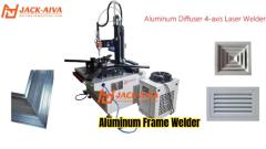 HVAC Aluminum Diffuser Frame Laser Welding Machine | Dual-Station 4-Axis Fiber Laser Welder