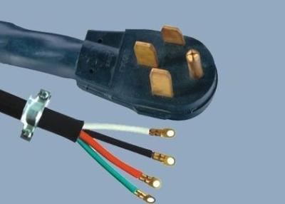 China UL CUL CSA  50A 250V Heavy Duty Range NEMA 14-50P Electric Angle Plug American UL Power Cord for sale