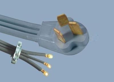 China UL CUL CSA Approved 50A 250V Heavy Duty Range NEMA 10-50P Electric Angle Plug American UL Power Cord for sale