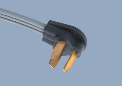 China UL CUL CSA Approved 30A 250V Heavy Duty Range NEMA 10-30P Electric Angle Plug Dryer American UL Power Cord for sale
