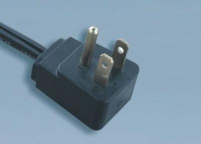 China UL CUL CSA 15A 125V 3 Prong NEMA 5-15P Electric Angle Plug American UL Power Cord for sale