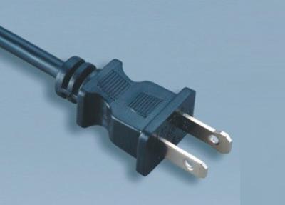 China UL CUL CSA 15A 125V 2 Prong NEMA 1-15P Electric Plug American UL Power Cord for sale