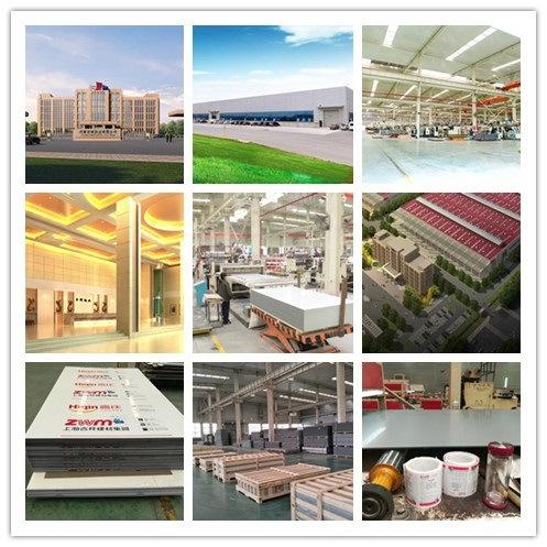 Rose Mirror Aluminum Composite Panel Use for Building Decoration