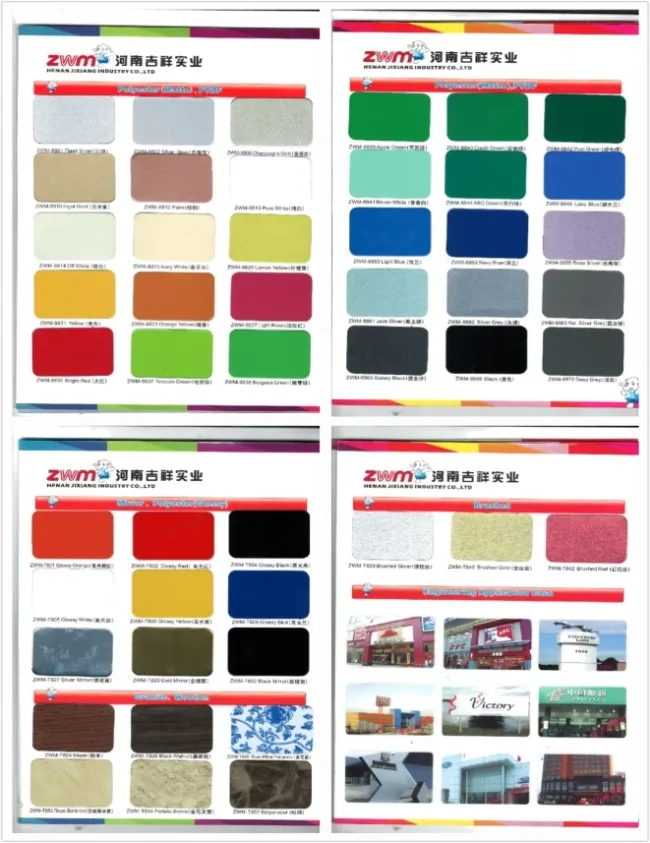 Aludong PVDF Wall Cladding Aluminium Composite Panel Aluminium Plates Aluminium Sheet