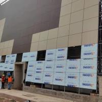 China Aludong Brushed Aluminum Composite Panel 1220x2440mm for Wall Cladding for sale