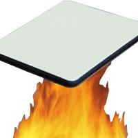 China FR Grade Aluminum Composite Panel 4mm PVDF Coating Fireproof for Interior Cladding for sale