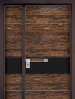 China Aluminum Composite Panel 3mm Walnut Wood for Interior Wall Cladding Fireproof for sale