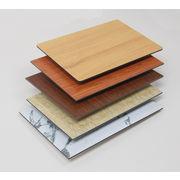 Protective Wooden Aluminum Composite Panel With PVDF Film Lamination For Superior Surface Protection