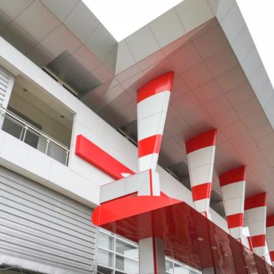 중국 벽 패널 및 건설 재료용 4*0.20mm 알루미늄 복합판 ACP 판매용