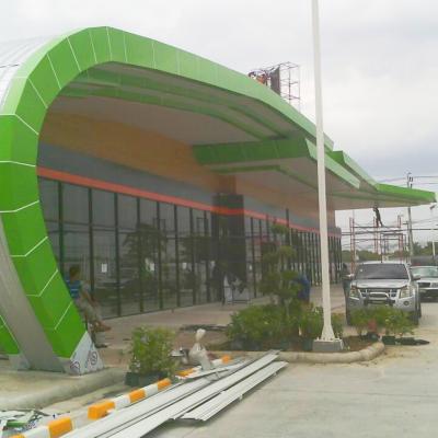 중국 1500*5000*4mm PVDF 알루미늄 복합판 Acm 커튼 벽 및 외관 클레이딩 판매용