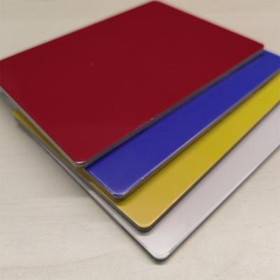 China 1220*2440*4*0.21mm PVDF Aluminum Composite Panel ACP / Acm For Wall Panel And Exterior Decoration for sale