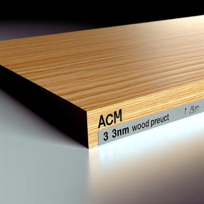 중국 실내외용용 3mm 목 알루미늄 복합판 판매용