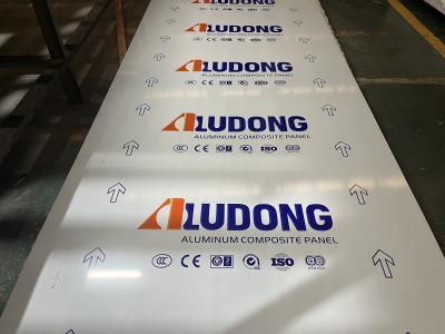 China 4*0.40mm FR B1 Grade Fire Retardant Aluminum Composite Panel For Shopping Center, Hotel,Train Station etc for sale
