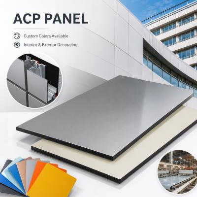 China Alucobond Standard A2 Fireproof Aluminium Composite Panel ACM 4mm, Light Weight for Curtain Wall for sale