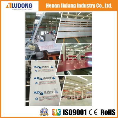 China Zusammengesetzte Aluminiumplatte aufsteigende Oxidation Nano-PET Kern-PVDF zu verkaufen