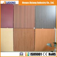 China Aludong Fireproof Wooden ACP Composite Panel 1.5-8mm Thickness for Interior Curtain Walls for sale