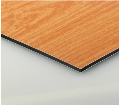 Cina pannelli di rivestimento di alluminio esteriori dell'acero di legno di 1250mm*3050mm in vendita