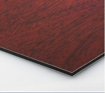 Cina pannelli di rivestimento di alluminio esteriori dell'acero di legno di 1250mm*3050mm in vendita