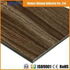 China Antibacterial 1220mm*2440mm Wooden ACP Sheets For Wall for sale