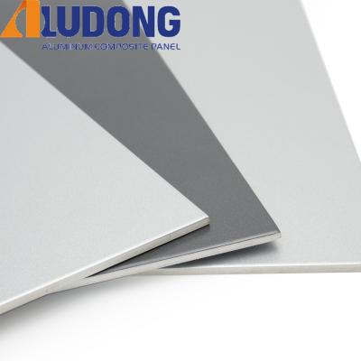 China White Core 6mm Aluminium Composite Panel PVDF Coating for sale