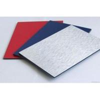 China 1220mm Aluminum Composite Panel Cladding Primer Back Side 3mm PE Core for sale