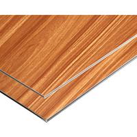 China Maple Wood PVDF Aluminum Composite Panel 4mm 1220mm for Exterior Cladding for sale
